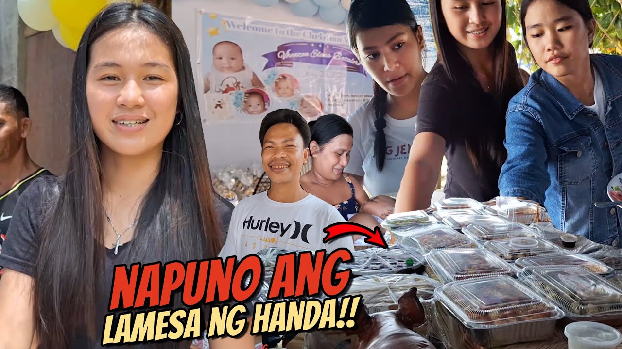 DAMING HANDA KILA VEANCY!! MELCA AT RHEINA DUMALO SA BINYAGAN! - YouTube