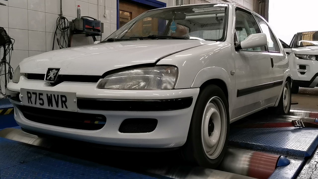 Peugeot 106 1.6 16v iTB Power Curve pt.2 - 7800rpm - YouTube