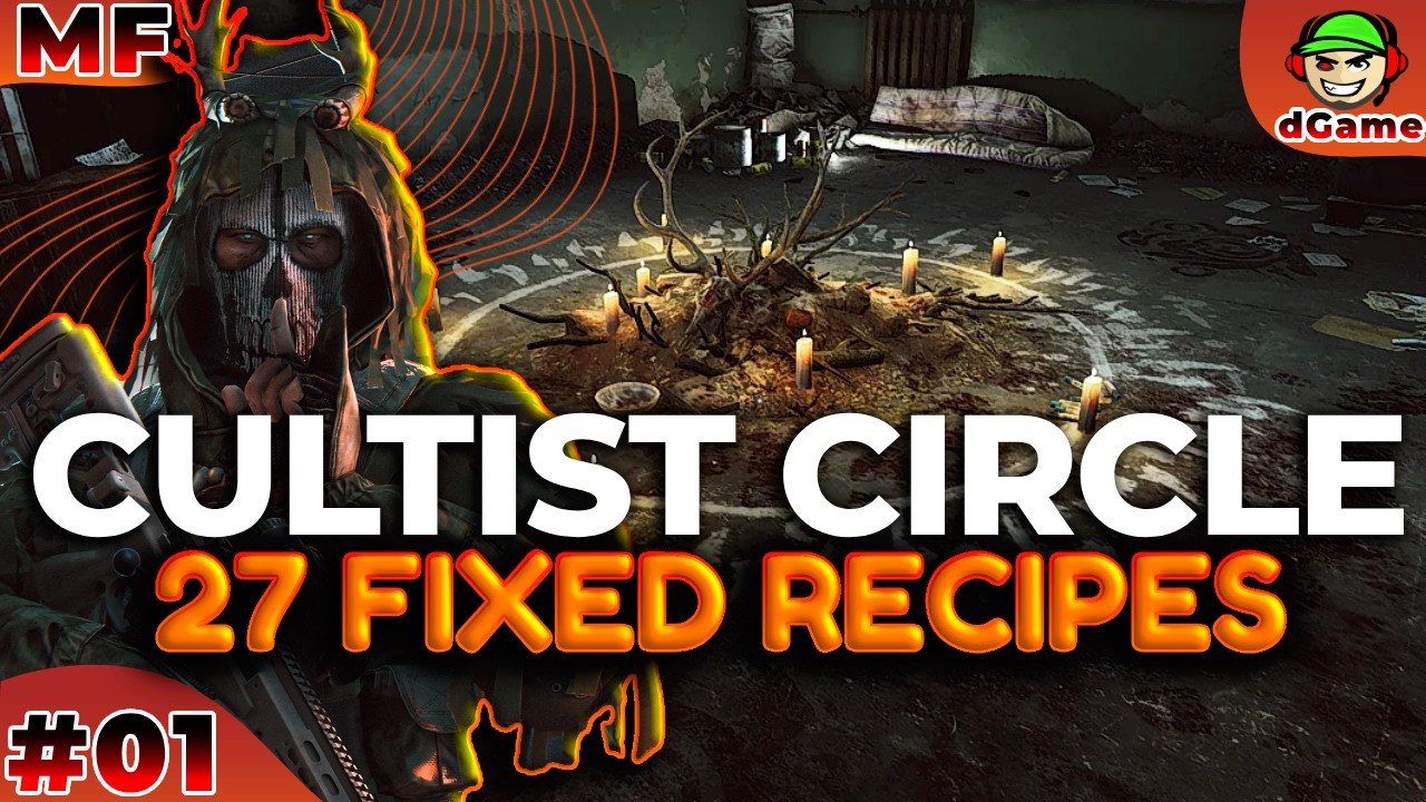 Hardcore Tarkov: 27 Cultist Recipes That ACTUALLY Work!!! - YouTube