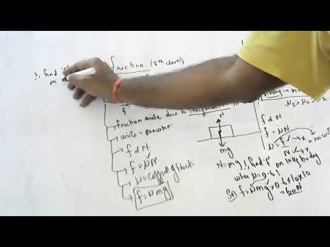 friction 8th class with numericals in friction topic explained .detail ...