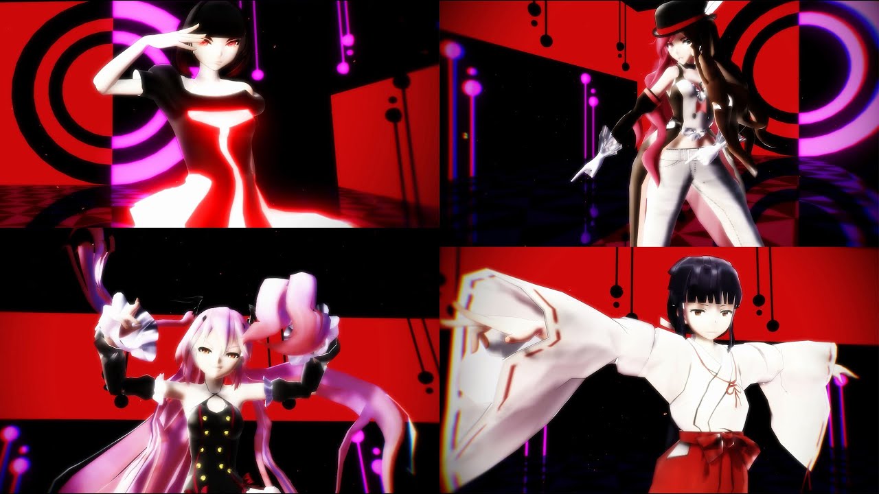 [MMD - Crossovers] KDA The Baddest - Xana, Neo, Krul, Kikyo - YouTube