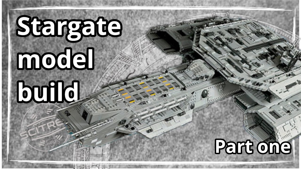 Building BlueBrixx stargate model - part one - YouTube