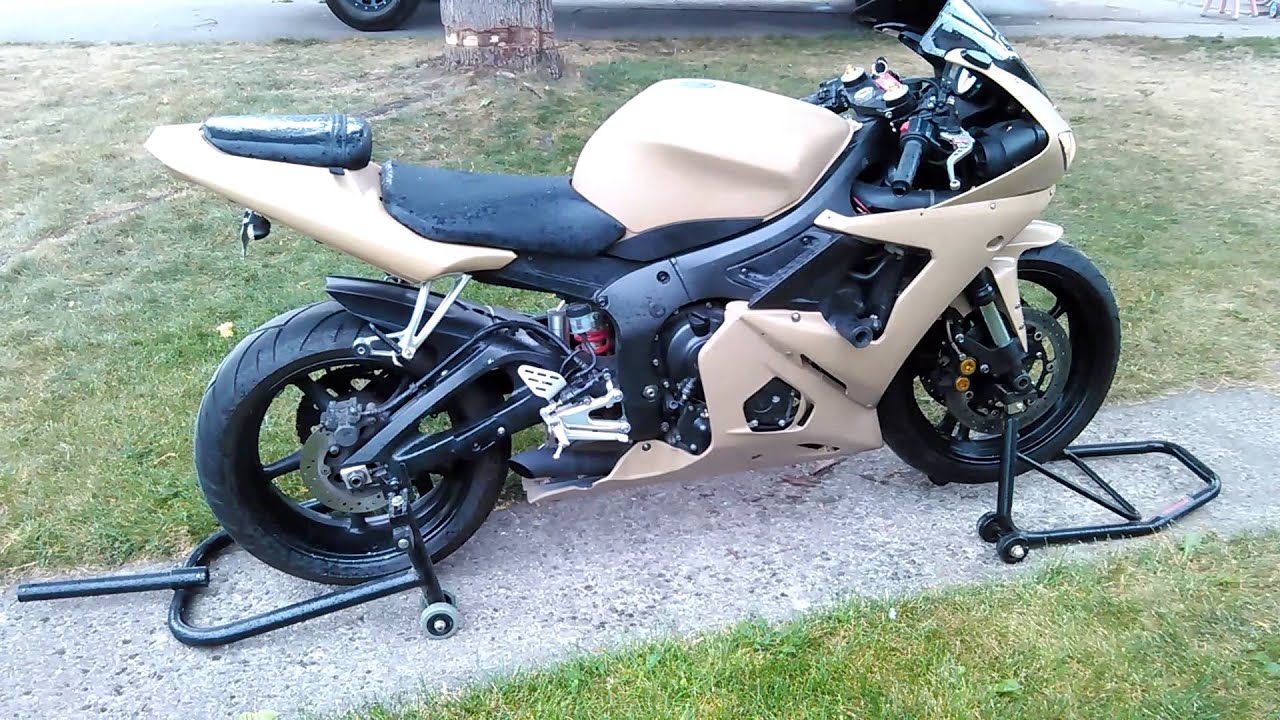 03 Yamaha R6 Spokane, WA - YouTube