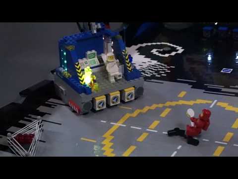 A Working Pinball Machine Made Entirely from LEGO Parts