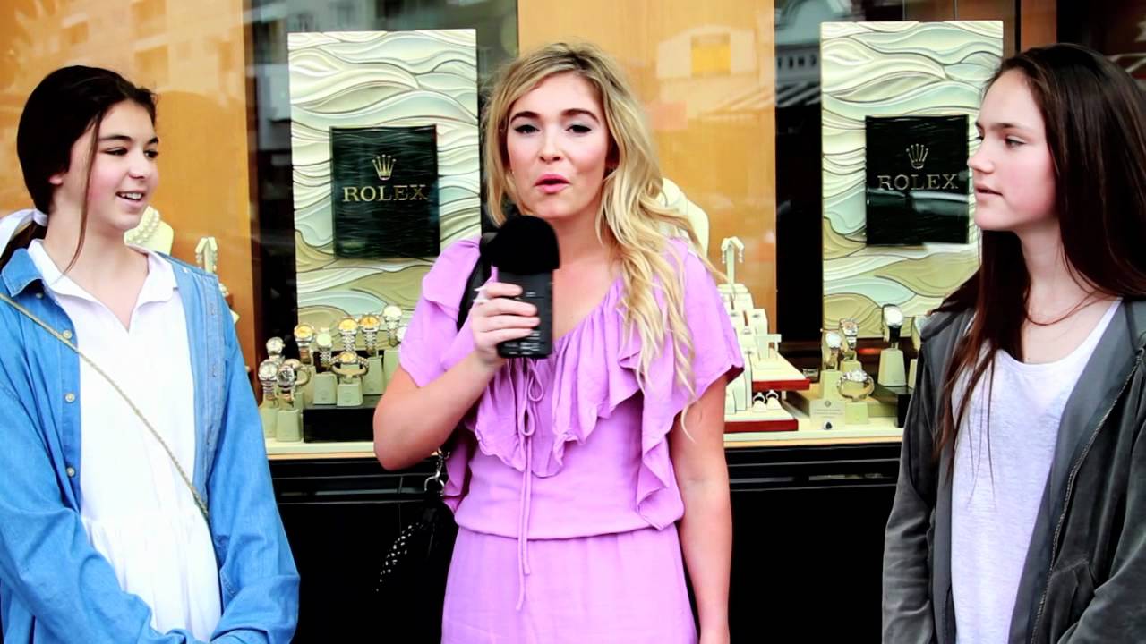 Gracie Taylor - Fashion Reporter .The Erin Simpson Show - YouTube