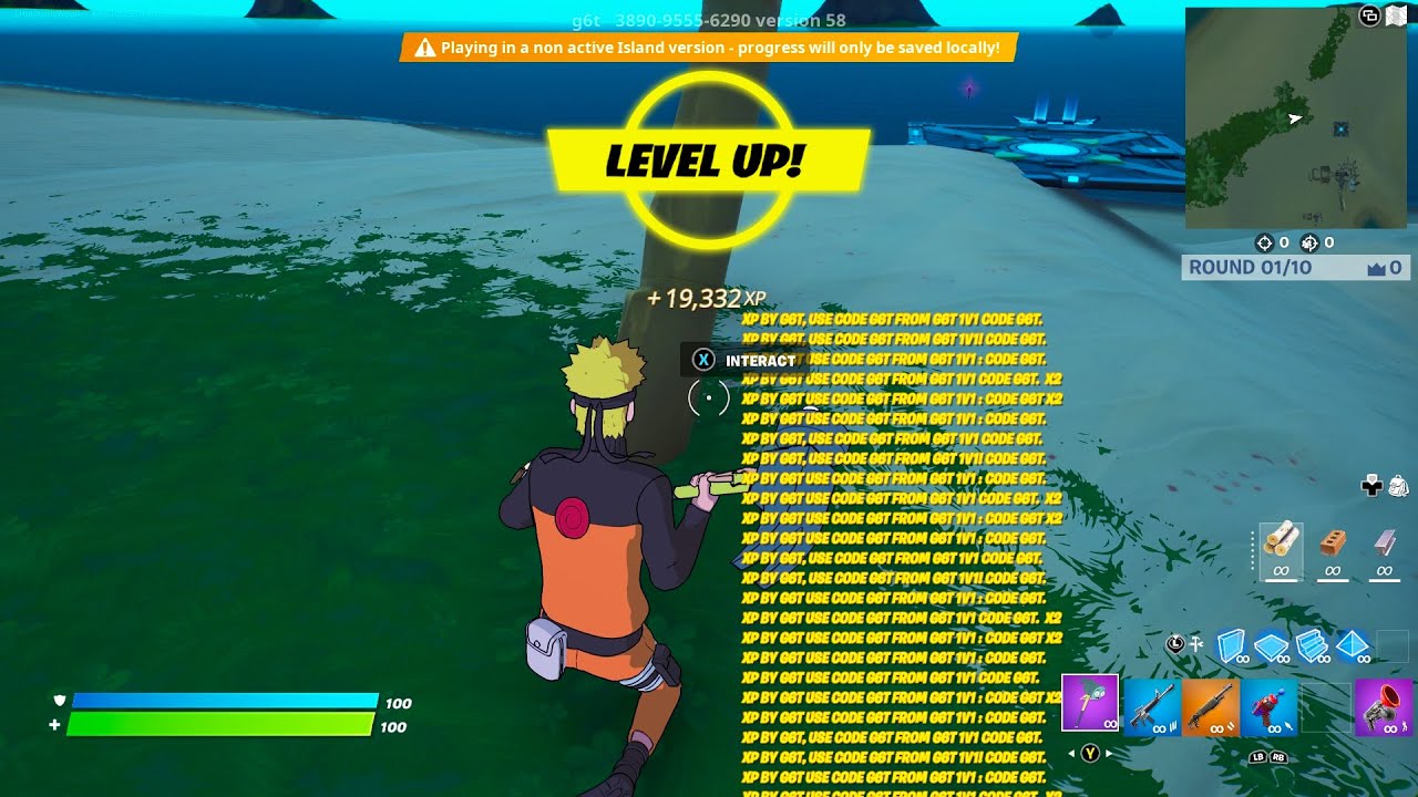 NEW XP GLITCH IN FORTNITE MAP CODE! (AFTER PATCH) - YouTube