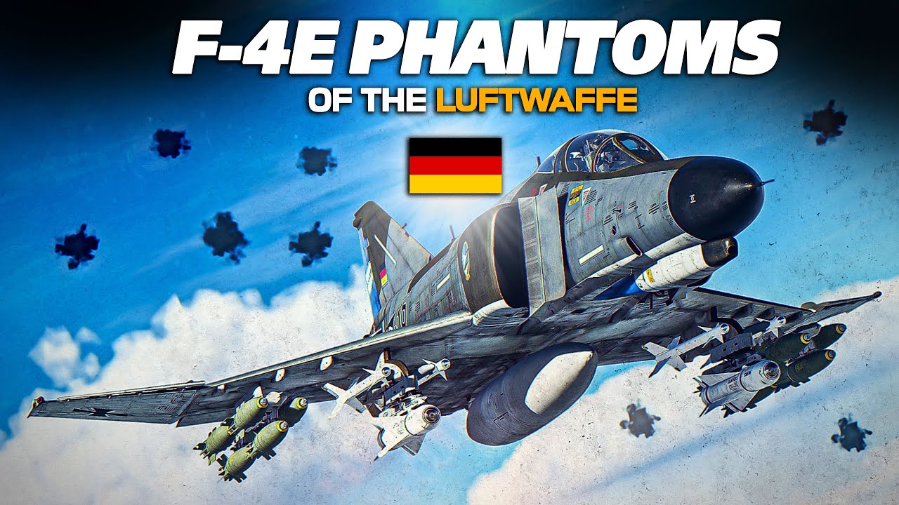 German Luftwaffe F-4E Phantom II In Action | Digital Combat Simulator ...
