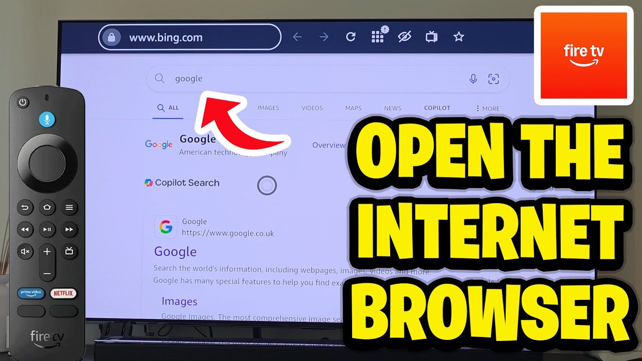 How to Open the Internet Browser on Amazon Fire TV Stick - Fastest ...