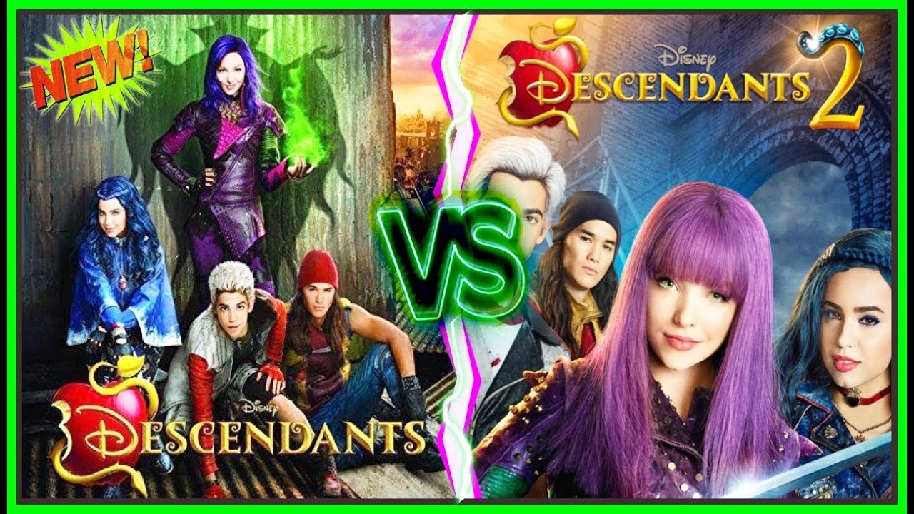 Disney Descendants VS Descendants 2 Battle | Top Disney Channel Stars ...