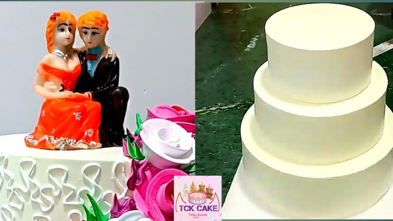 Cute Couple Anniversary cake design video/amazing 3 story cake ...