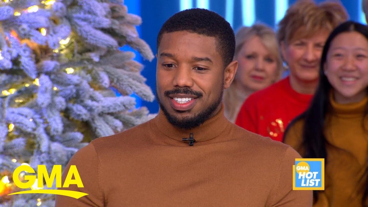‘GMA’ Hot List: Michael Strahan gifts Michael B. Jordan his Giants ...