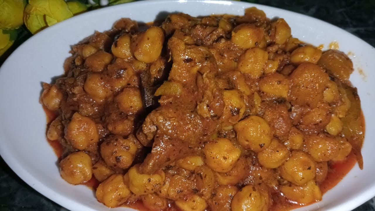 mutton kima chana masala - YouTube