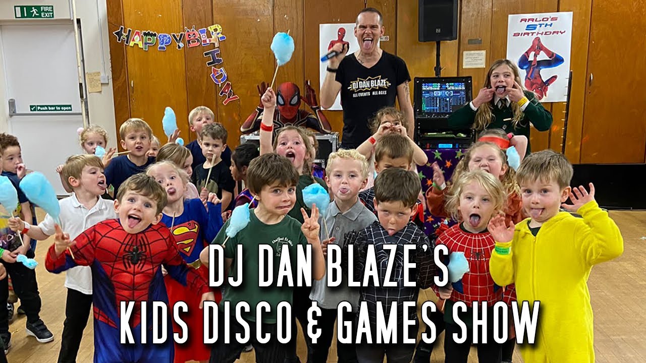 DJ Dan Blaze's Kids Disco & Games Show party - YouTube