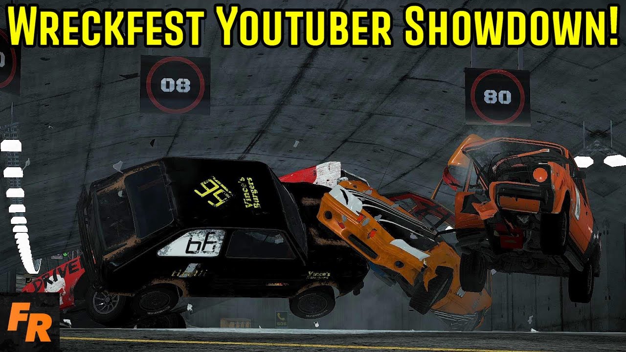 FailRace Vs Neilogical VS Camodo On Modded Wreckfest! - YouTube