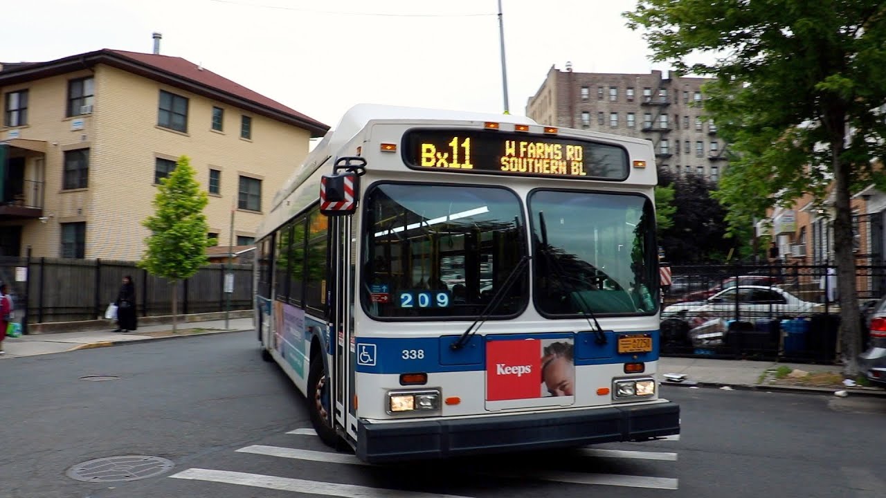 MTA New York City Bus: 2012 New Flyer C40LF CNG 338 on the Bx11 Bus ...