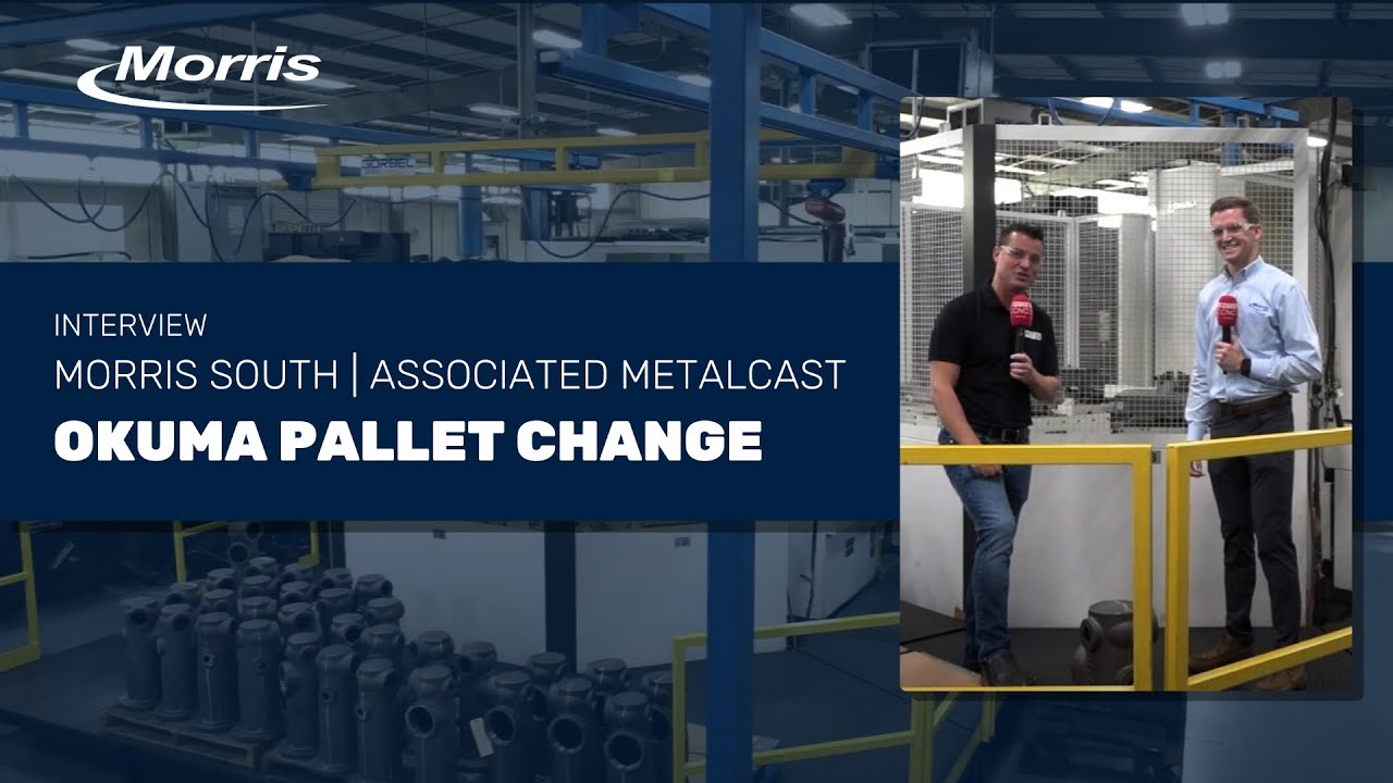 Okuma Pallet Change - Morris South | Associated Metalcast - YouTube