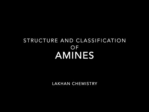 Structure and Classification of Amines - YouTube
