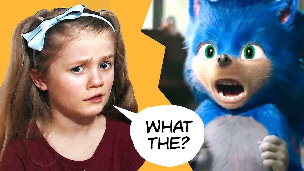 7 Year Old Reacts to the Sonic the Hedgehog ORIGINAL & NEW Trailers ...