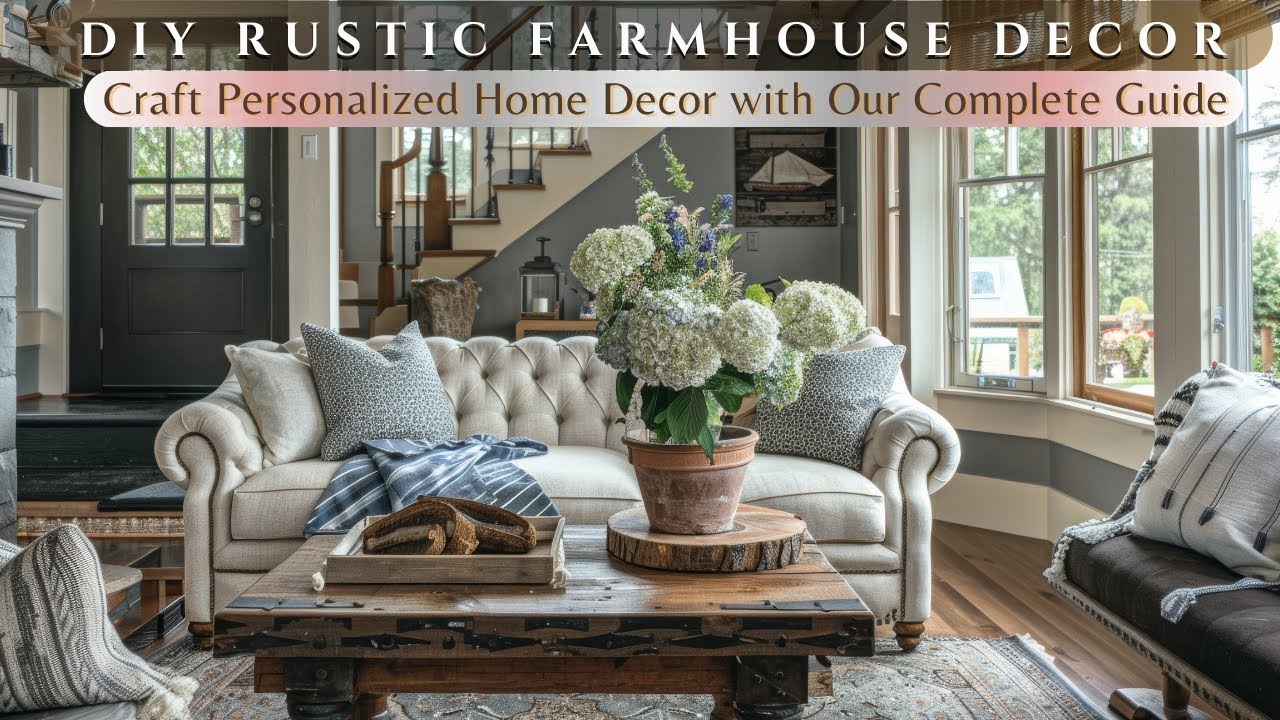 DIY Rustic Farmhouse Decor: Craft Personalized Home Decor with Our ...