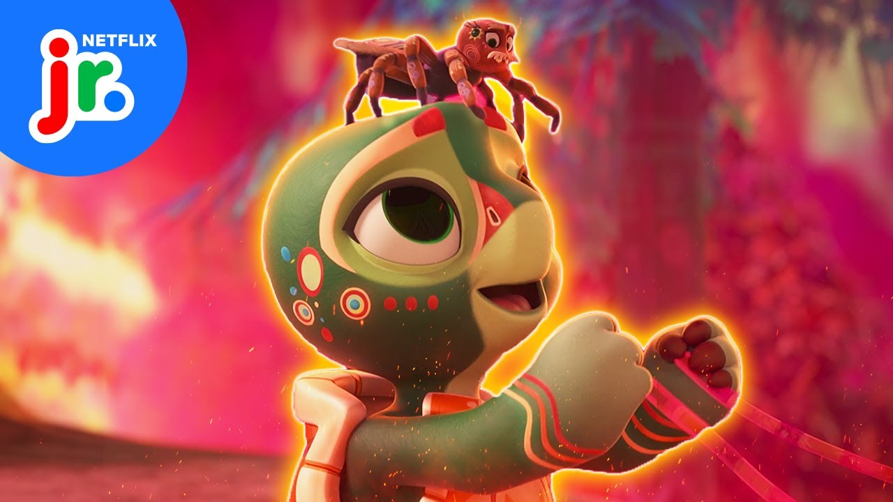 Eddy Battles a Wildfire in Spirit Park! 🌲 Spirit Rangers | Netflix Jr ...