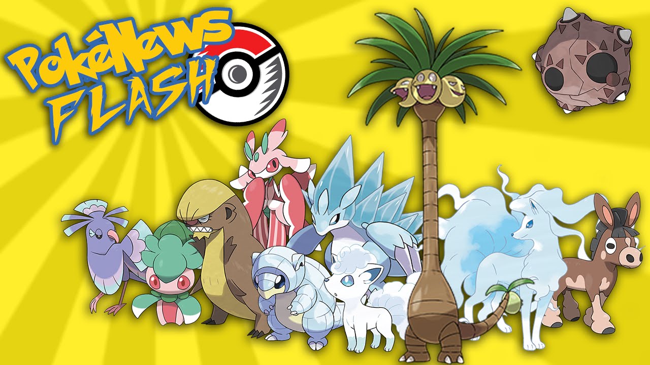 Alola FORMS, NEW Pokemon in Sun/Moon, Z-Moves, The Island Challenge ...