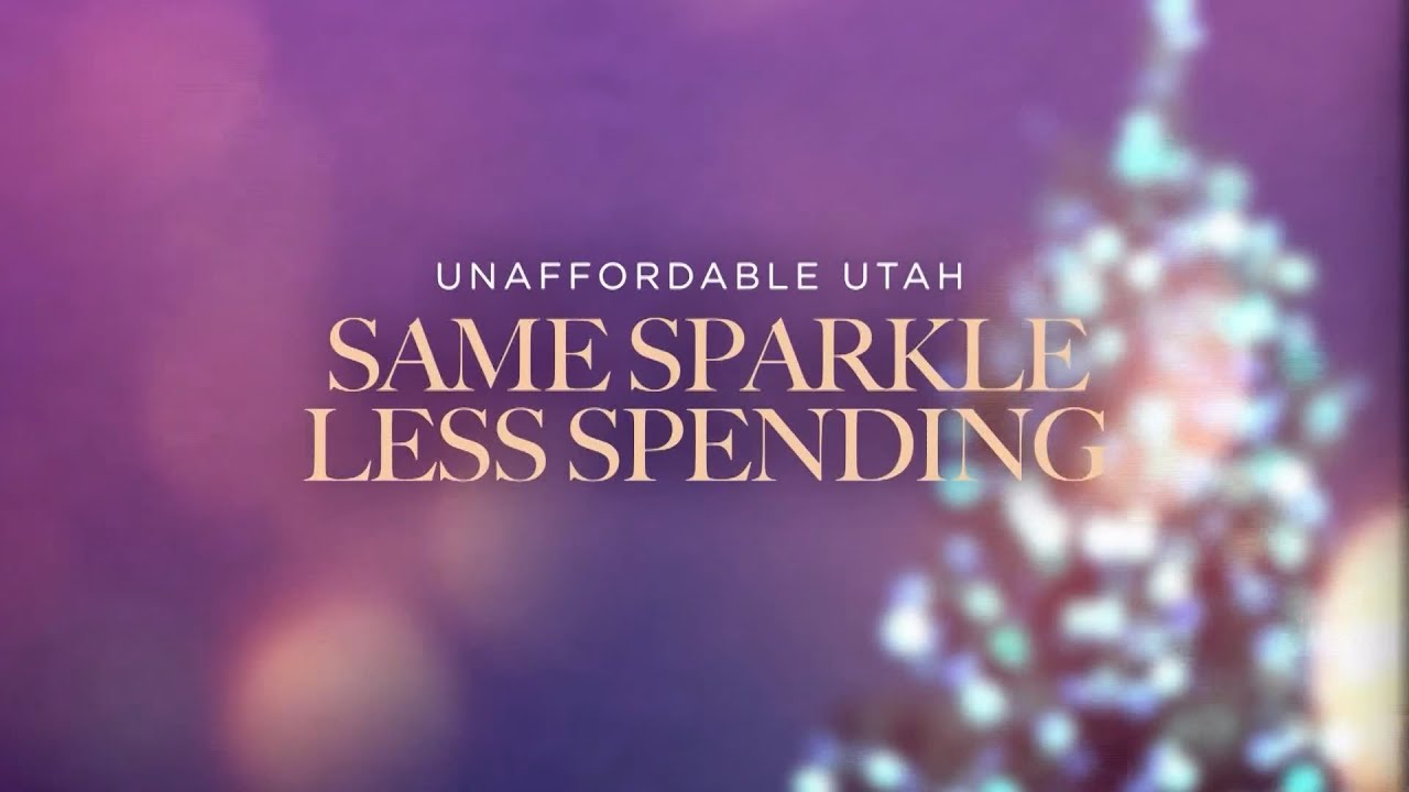 Unaffordable Utah: Same Sparkle Less Spending - YouTube