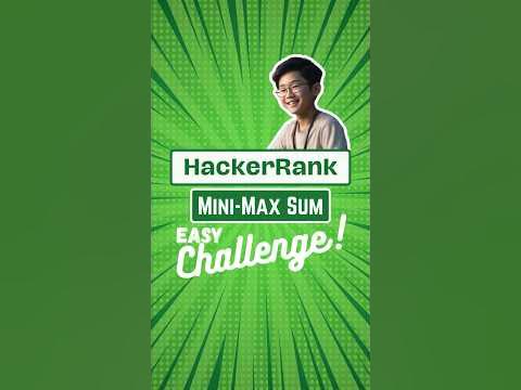 HackerRank Mini Max Sum #codingchallenge #python - YouTube