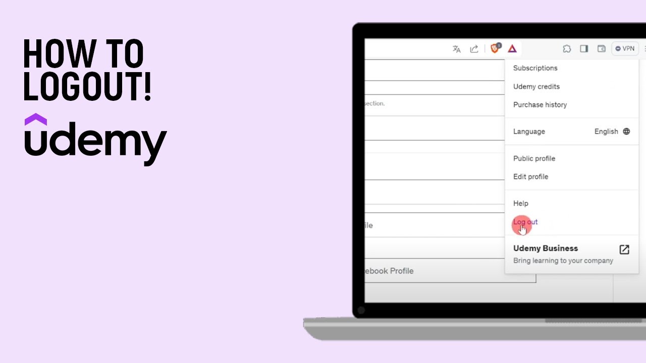 How to Log Out of Udemy Account [easy] - YouTube