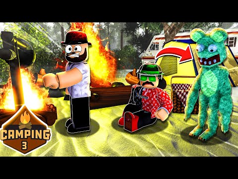 WHO IS MYSTERY BEAST in ROBLOX CAMPING 3