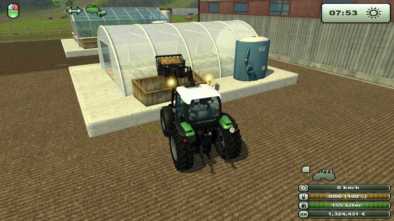 [LS13] Landwirtschafts Simulator 2013 - Mist ins Gewächshaus befördern ...
