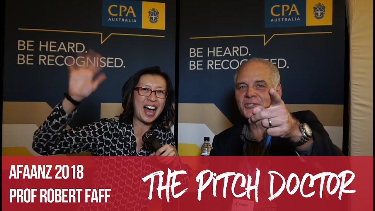 The Pitch Doctor - Prof Robert Faff - AFAANZ Interviews - YouTube