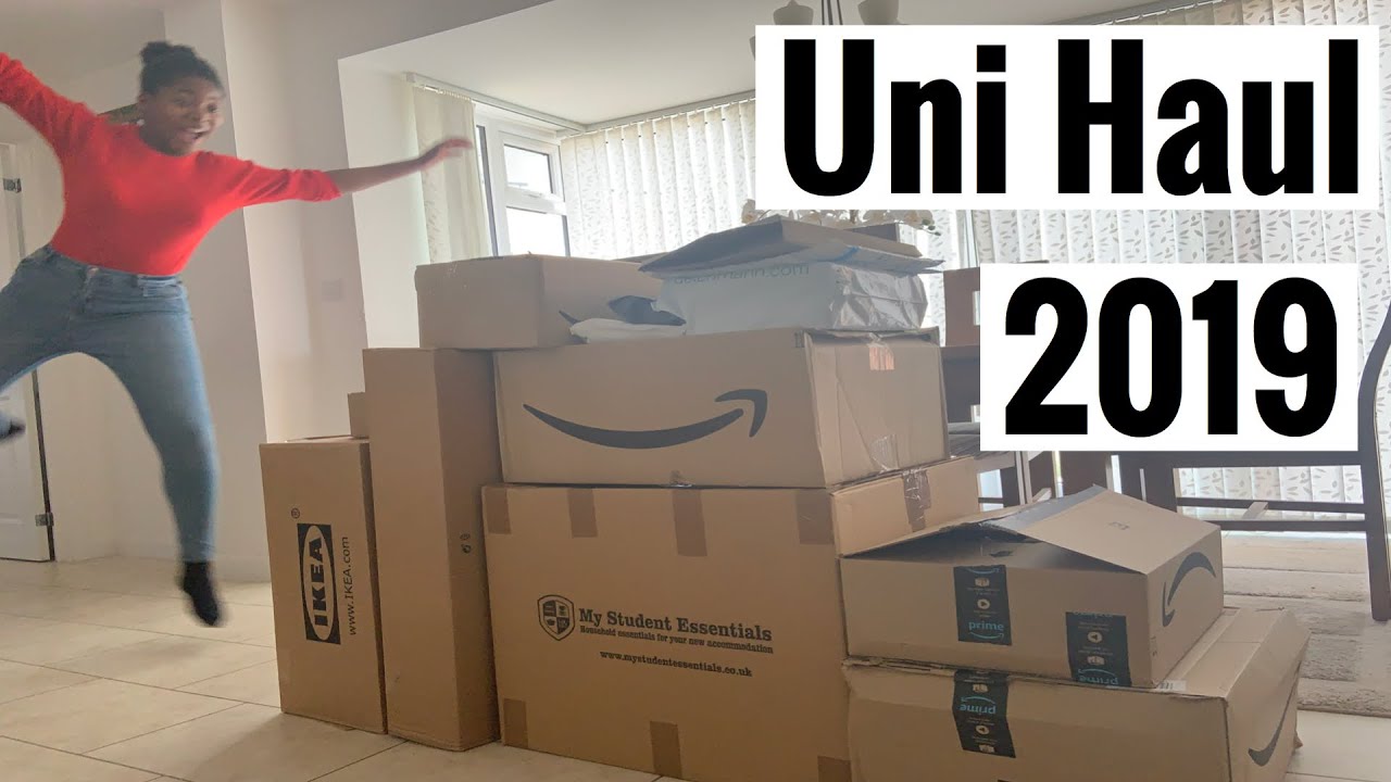 UNI HAUL 2019| AMAZON, IKEA & MY STUDENT ESSENTIALS - YouTube