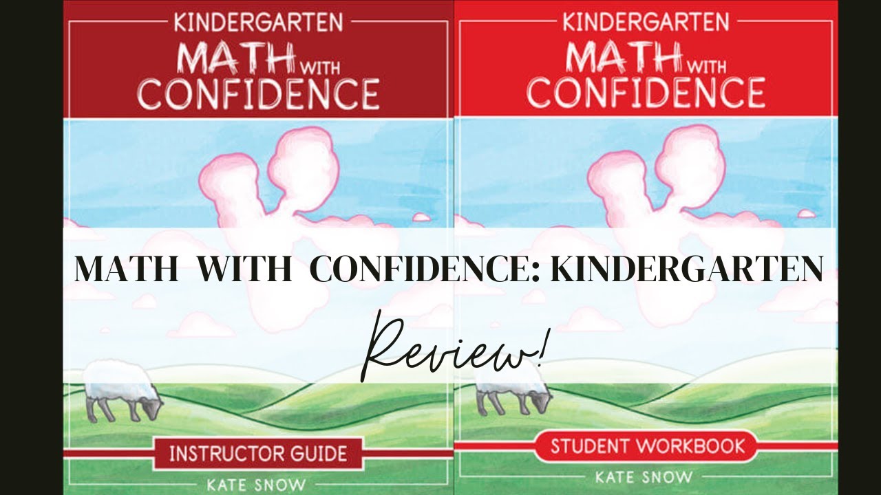 Math With Confidence Kindergarten REVIEW || How We Use it with a 3 Year ...
