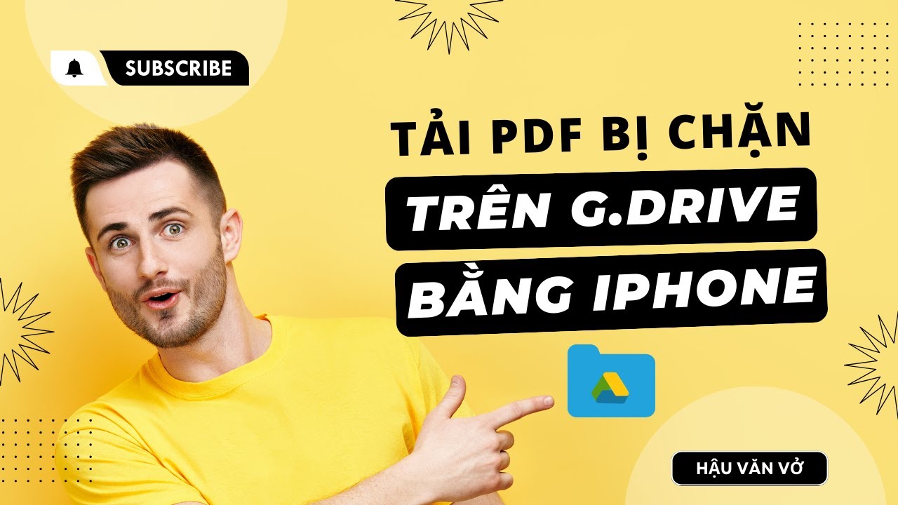 Hướng dẫn tải file PDF bị chặn tải trên Google Drive bằng Iphone - File ...