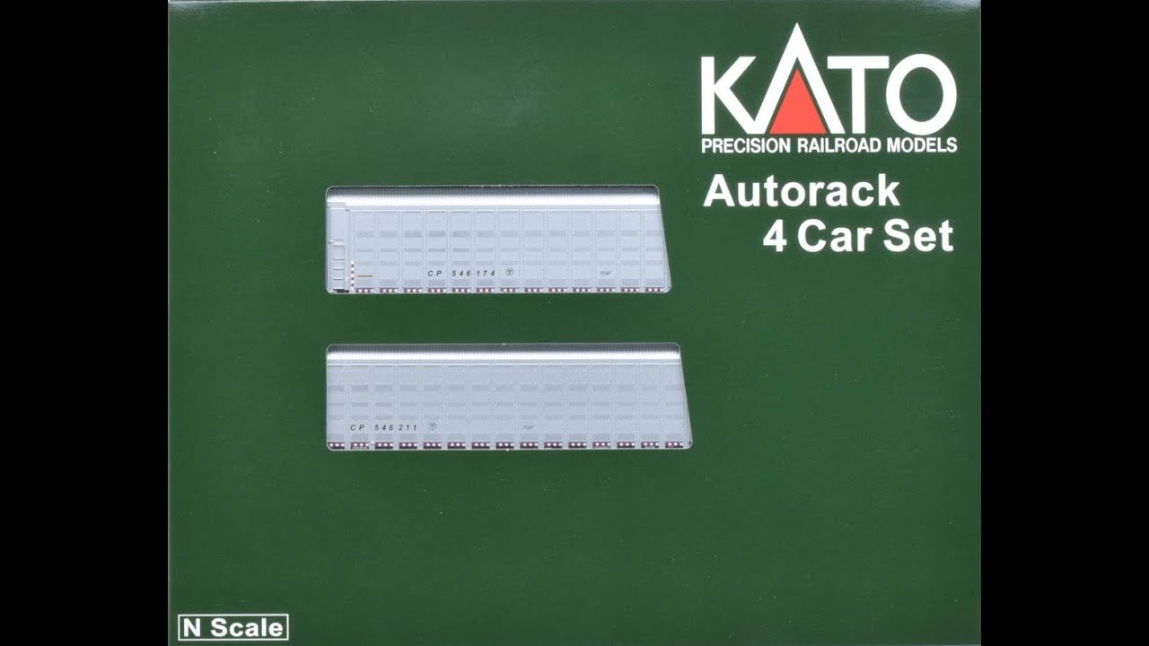 Changing the autorack yard. kato n scale - YouTube