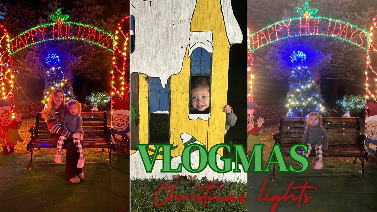 12 days of vlogmas with lights - YouTube