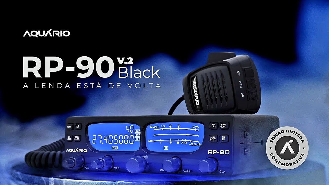 VÊM NOVIDADES AÍ, FIQUE LIGADO | RÁDIO PX AQUÁRIO RP-90 BLACK - YouTube