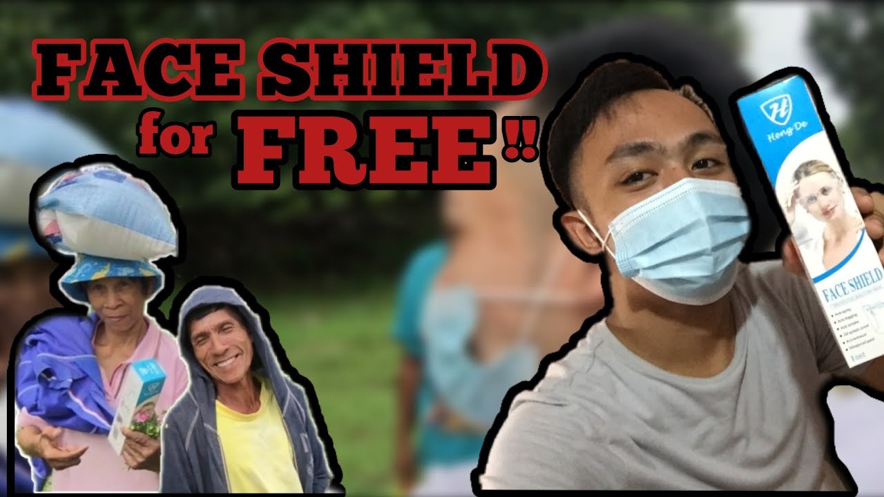 GIVING FACESHIELDS FOR FREE | Erwin Jay Espra - YouTube