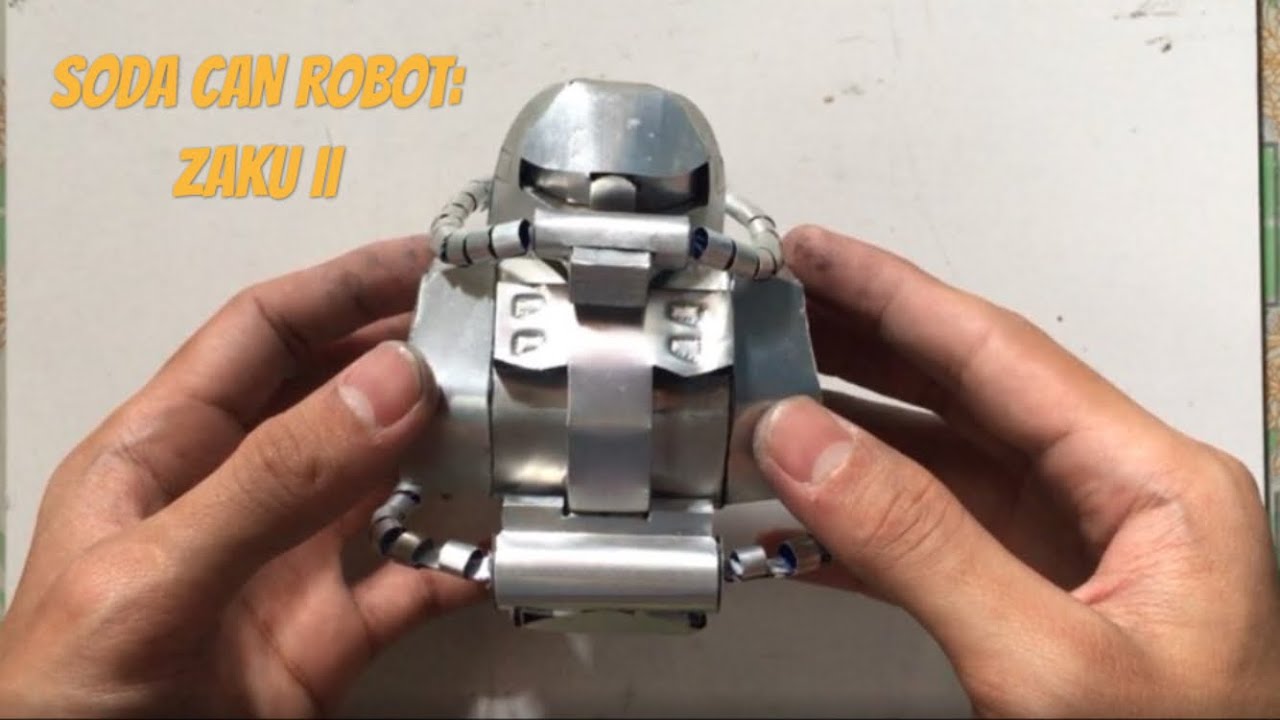 SODA CAN ROBOT:PART 3(MAKING THE BODY) - YouTube