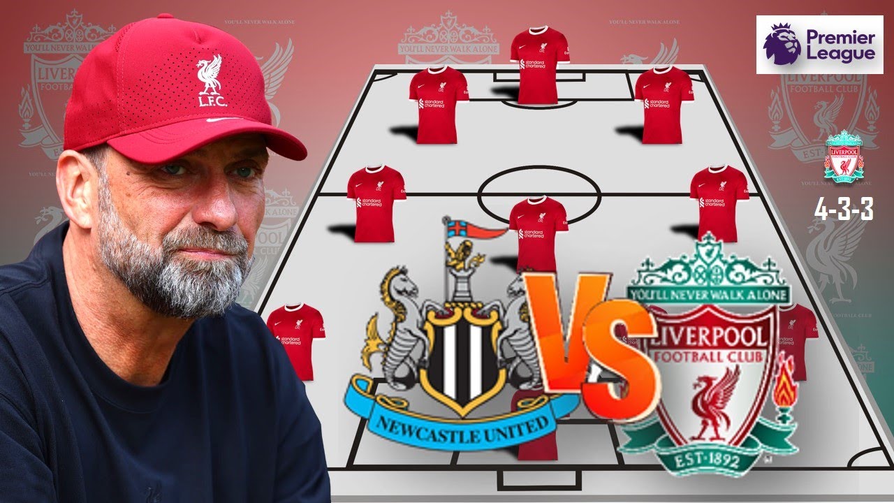Newcastle VS Liverpool || LIVERPOOL POTENTIAL STARTING LINEUP PREMIER ...