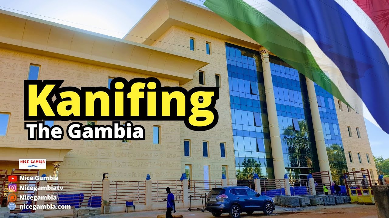 Driving around kanifing The Gambia - YouTube