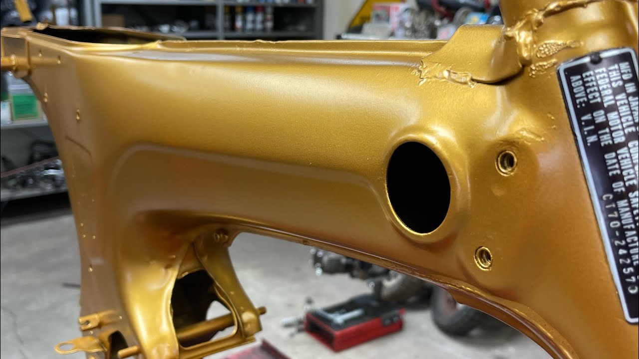 $500 Honda CT70 gets some paint. - YouTube