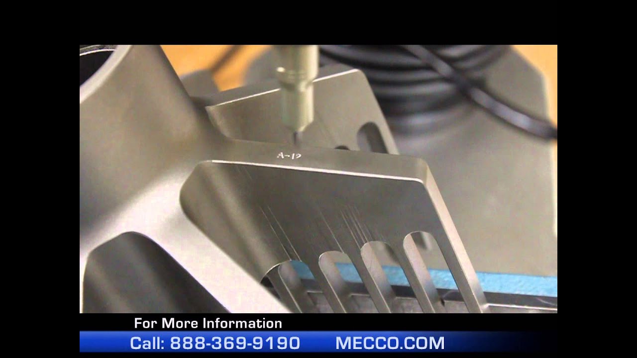 Dot Peen Permanent Marking - Logo Sample - YouTube