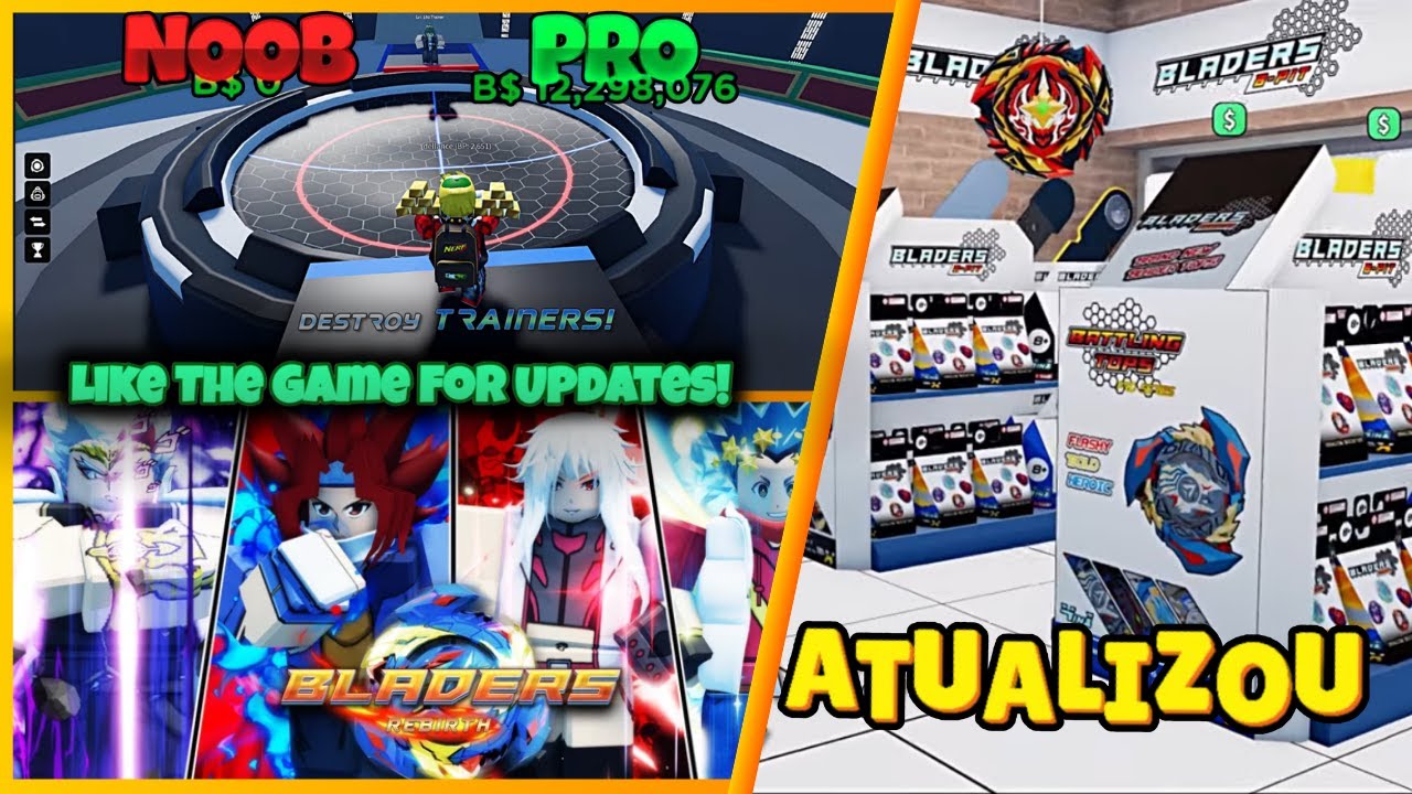 🔥 SIMULATOR CONFERINDO Bladers-Rebirth 🚨 Roblox Simulator BEYBLADE # ...