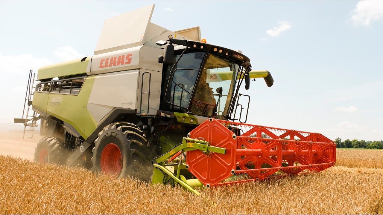 【2021】CLAAS LEXION 6600＆5400 小麦収穫 wheat harvest - YouTube
