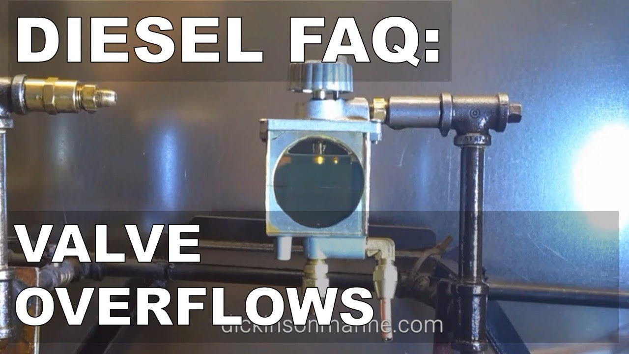 Diesel FAQ - valve overflows - YouTube