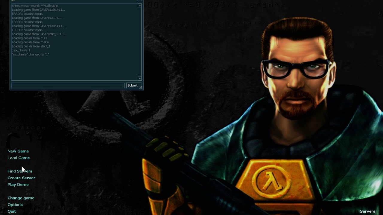 Half-Life Tweaked Chapter select - YouTube