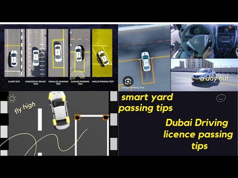 dubai parking smart yard test passing tips #dubai #license #smartyard # ...