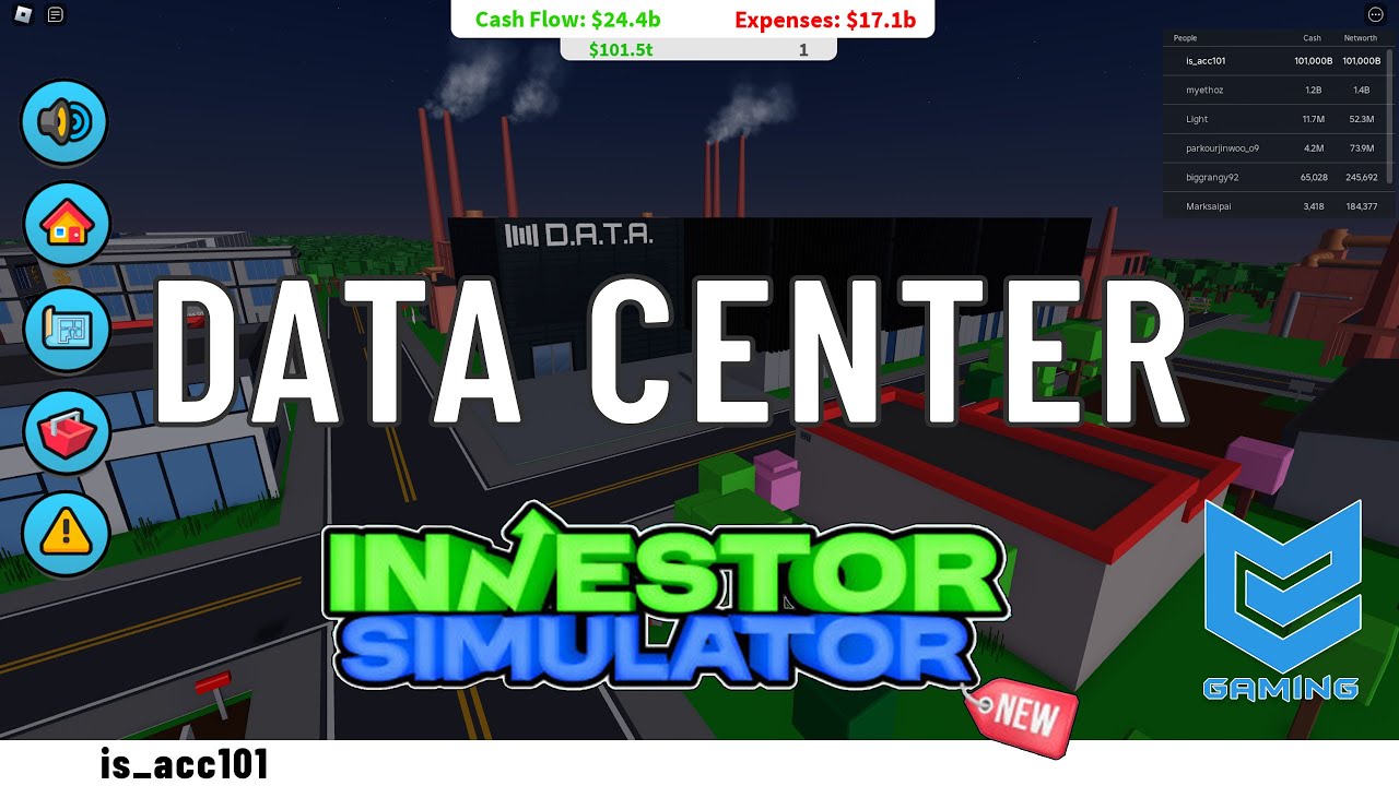 Roblox Investor Simulator D.A.T.A. Center - YouTube