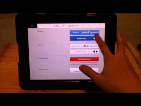 Backup and Restore PODD Compass on iPad - YouTube